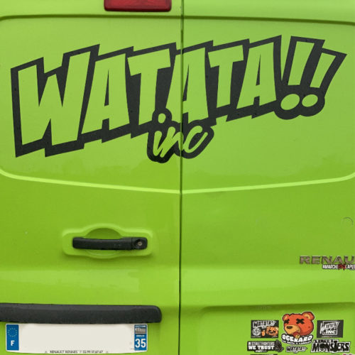Très Grand sticker WATATA Auto Moto