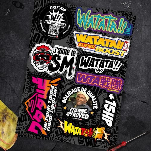 Planches de Stickers Watata Auto Moto